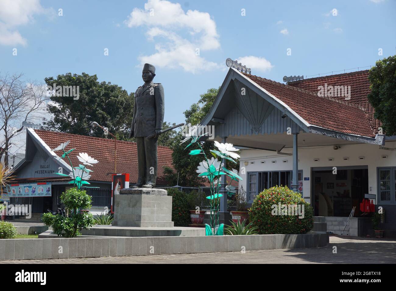 The Building of Gebang palace (Istana Gebang) in Blitar, East Java ...