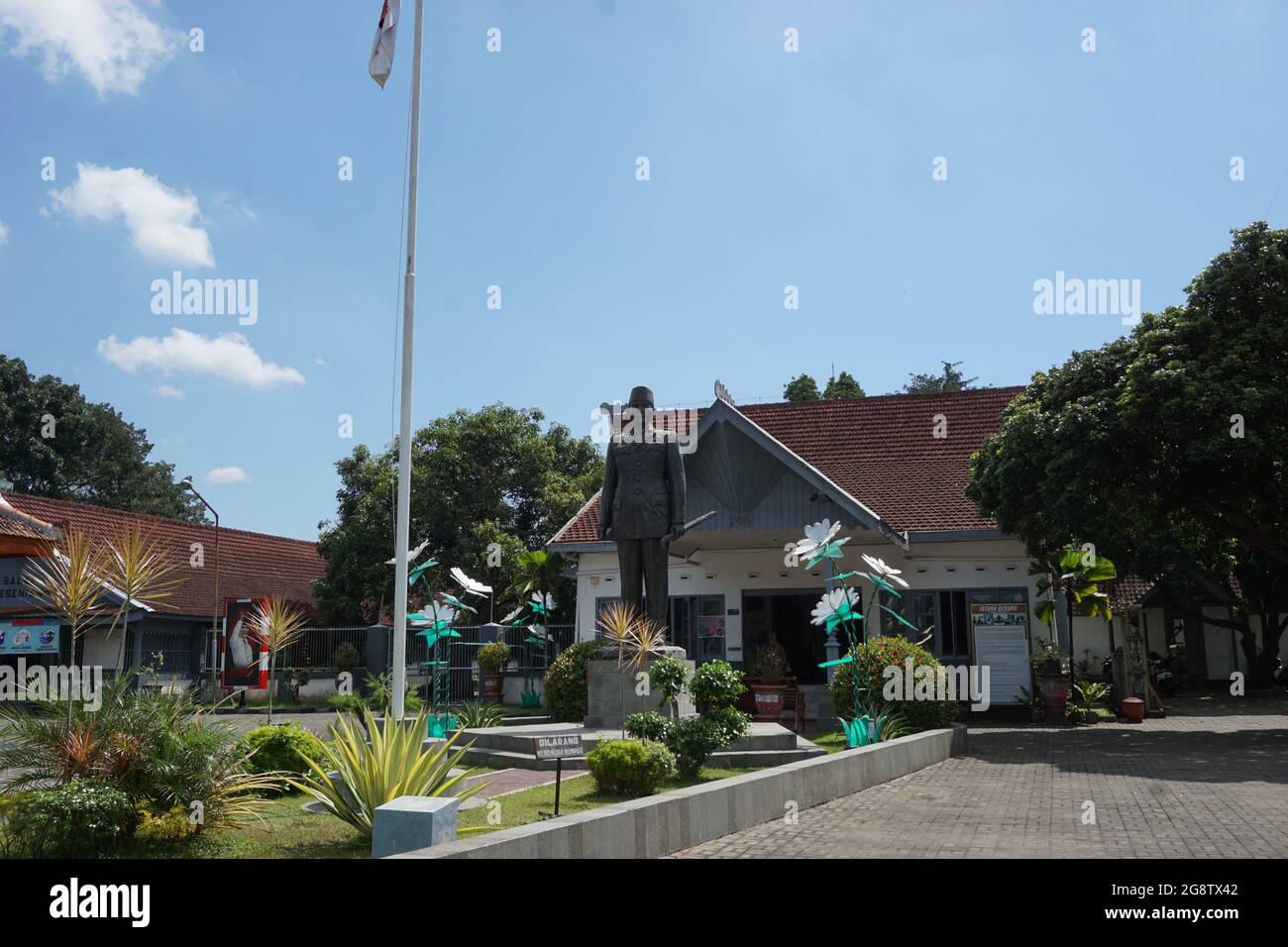 The Building of Gebang palace (Istana Gebang) in Blitar, East Java ...