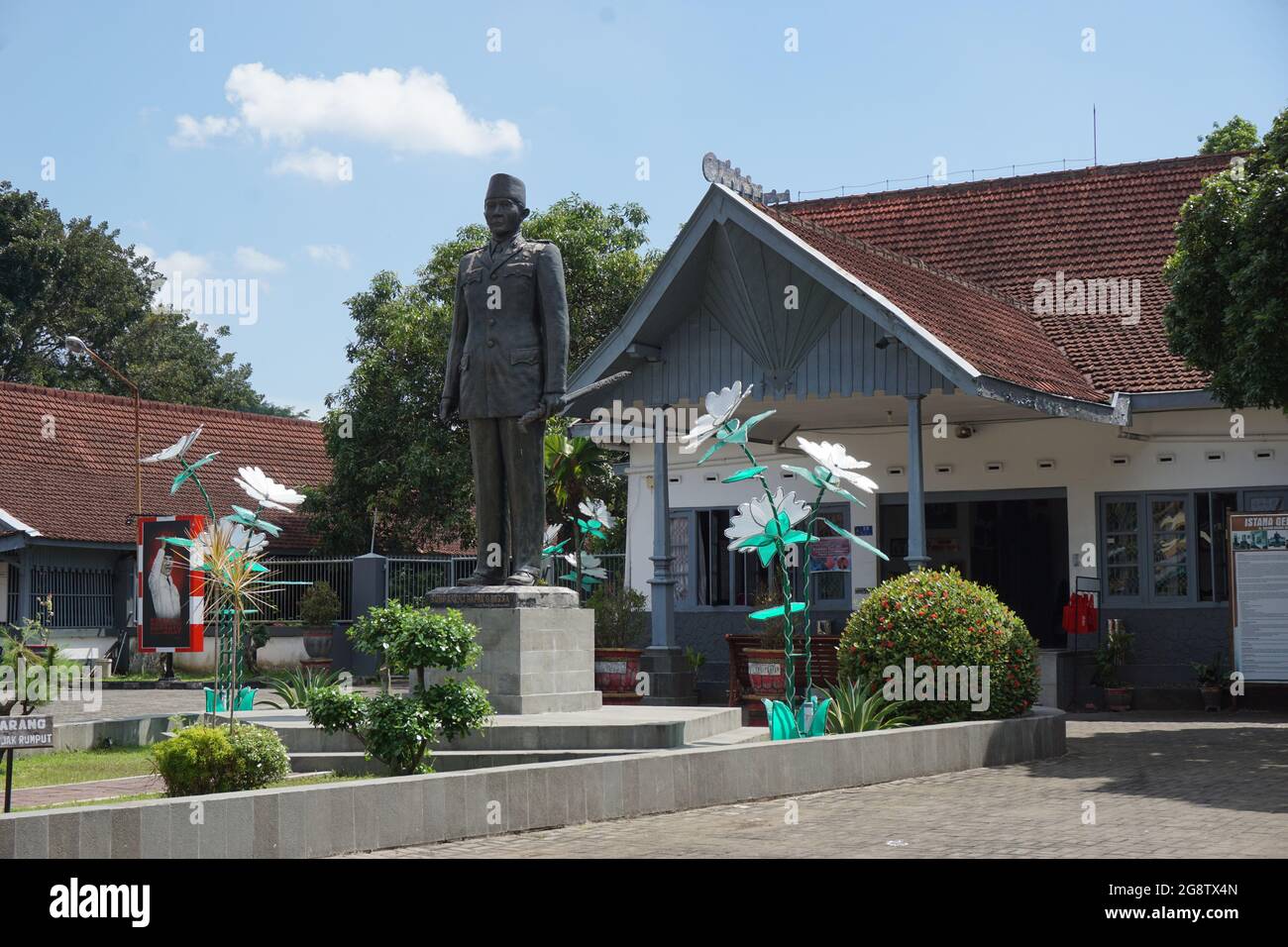 The Building of Gebang palace (Istana Gebang) in Blitar, East Java ...