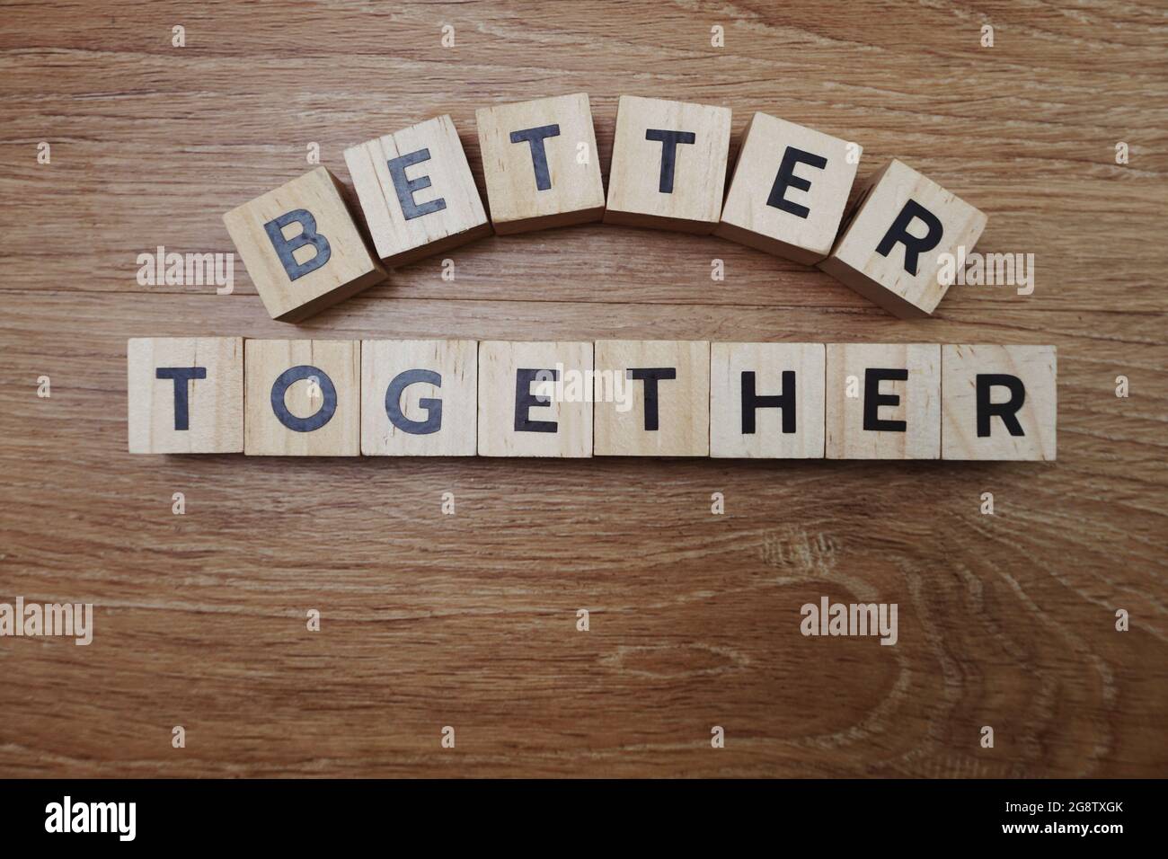 Always better together hi-res stock photography and images - Alamy