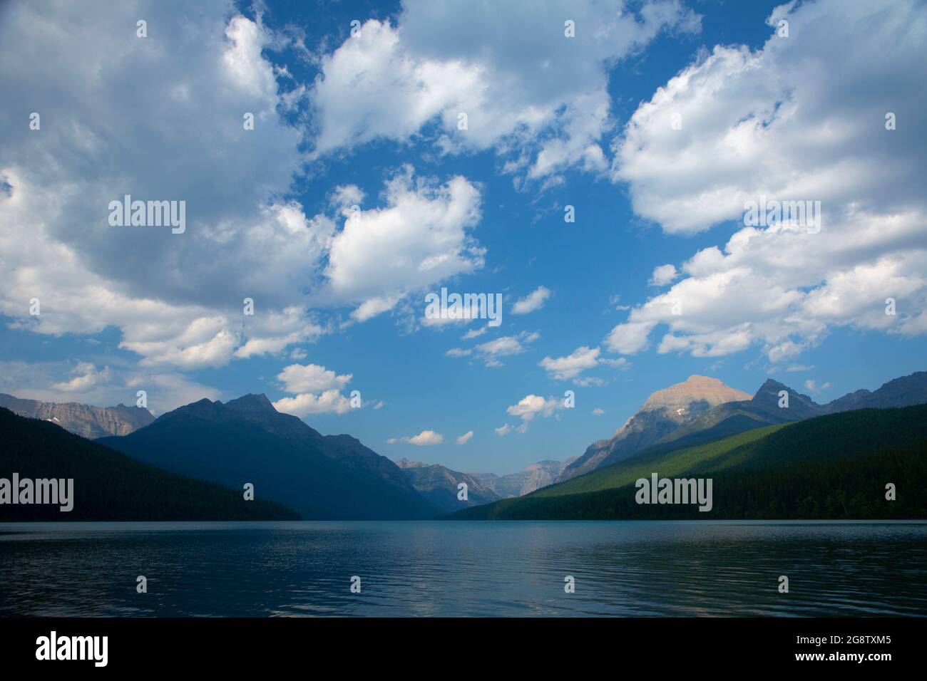 Bowman Lake, Glacier National Park, Montana Stock Photo - Alamy