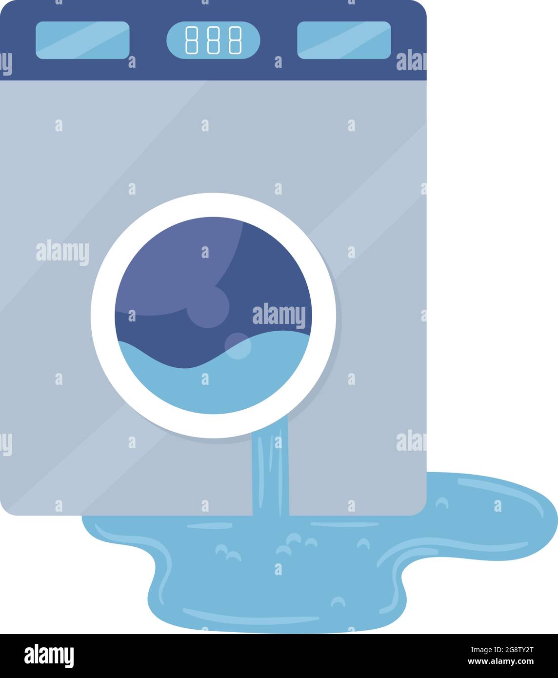 Home broken washing machine Cut Out Stock Images & Pictures - Alamy