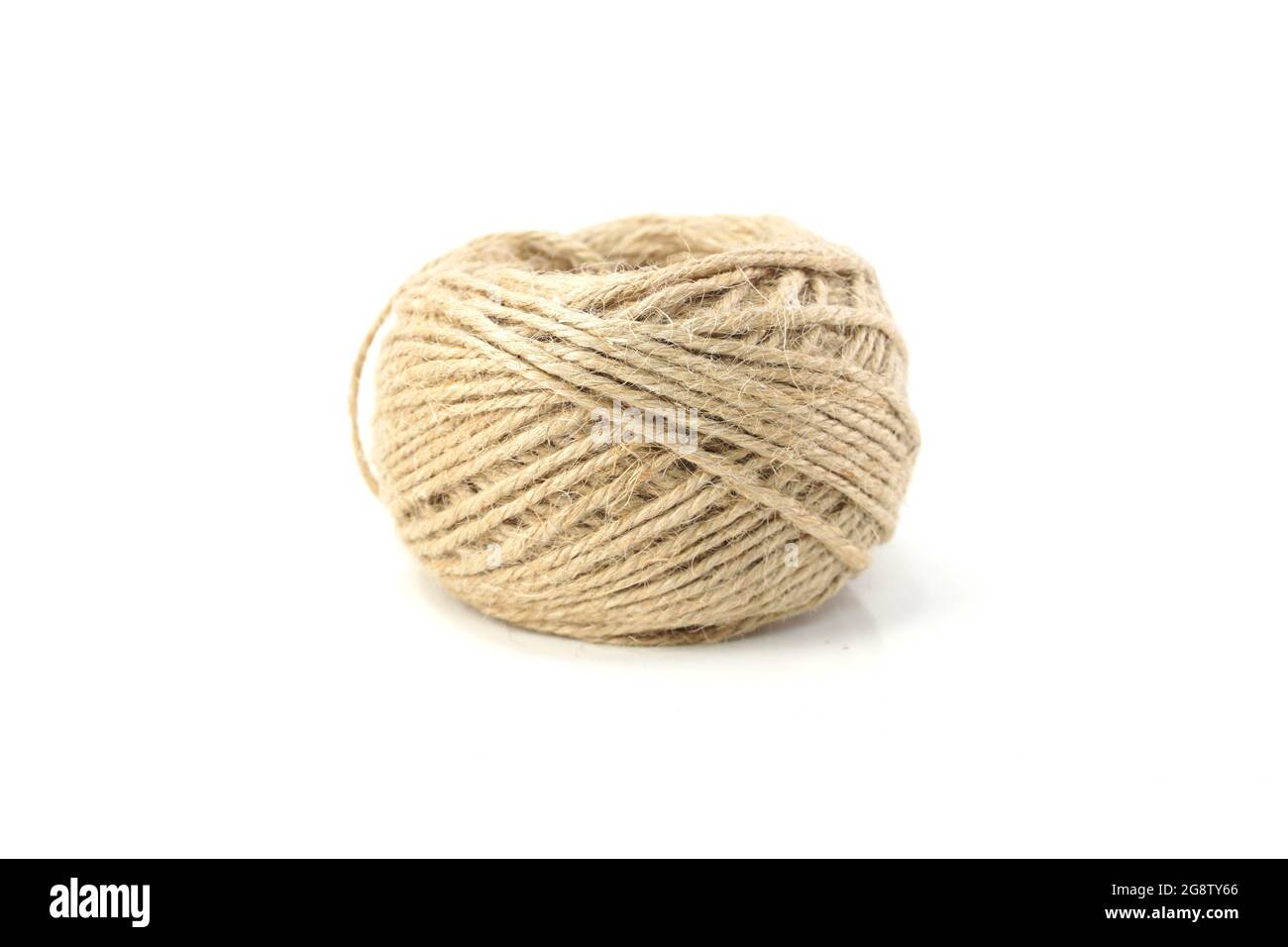 roll of mail rope isolated on white background Stock Photo - Alamy