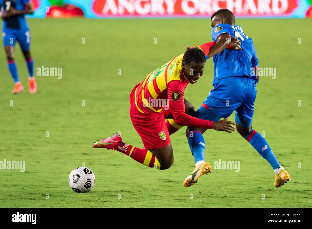 Orlando, United States. 21st July, 2021. Shavon John Brown (11 Grenada ...