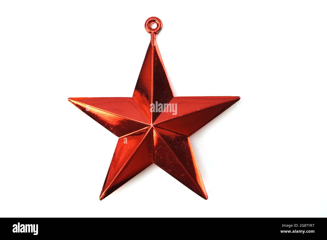red star symbol isolated on white background Stock Photo - Alamy
