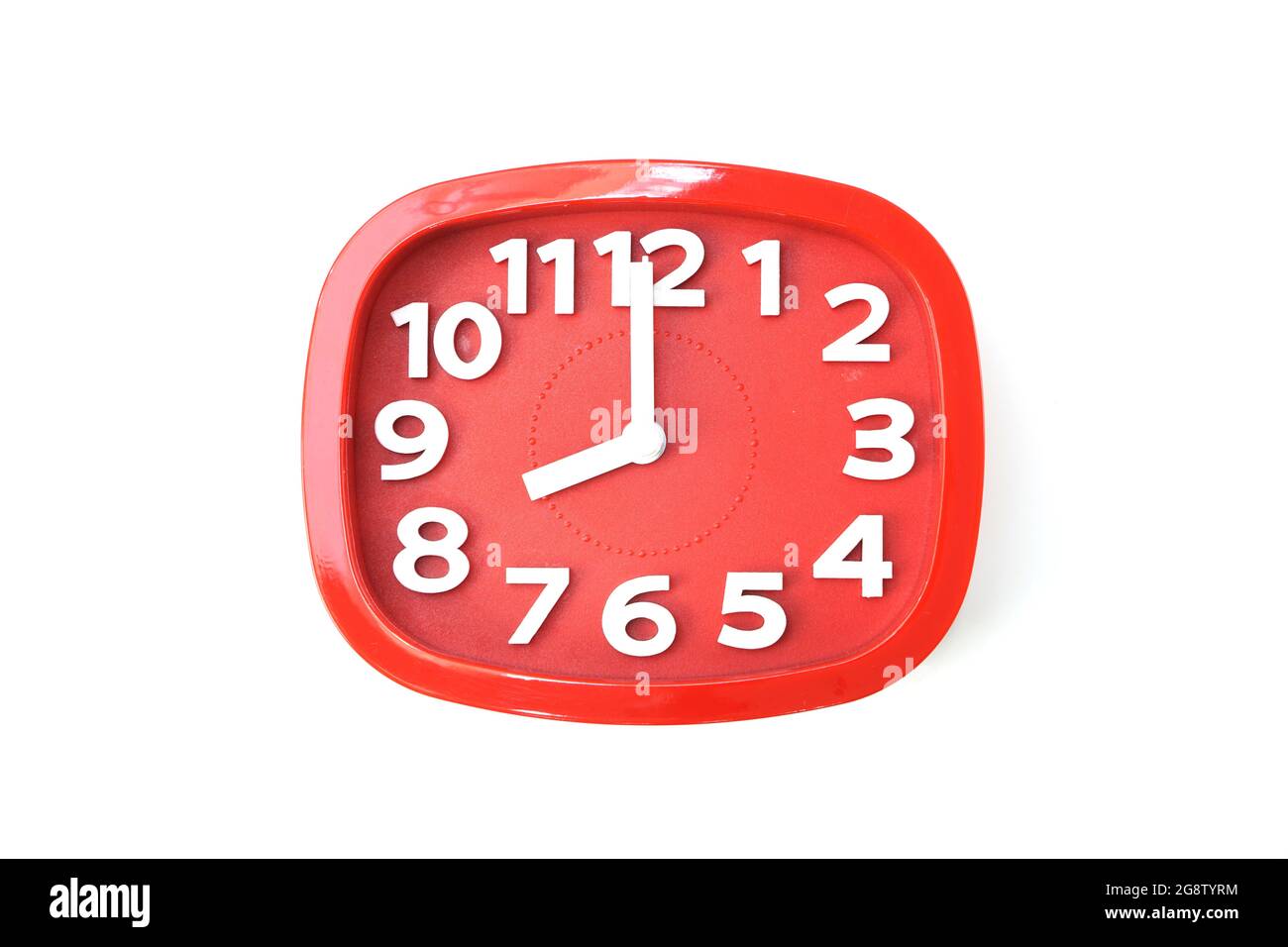 Handle time clock isolated hi-res stock photography and images - Alamy