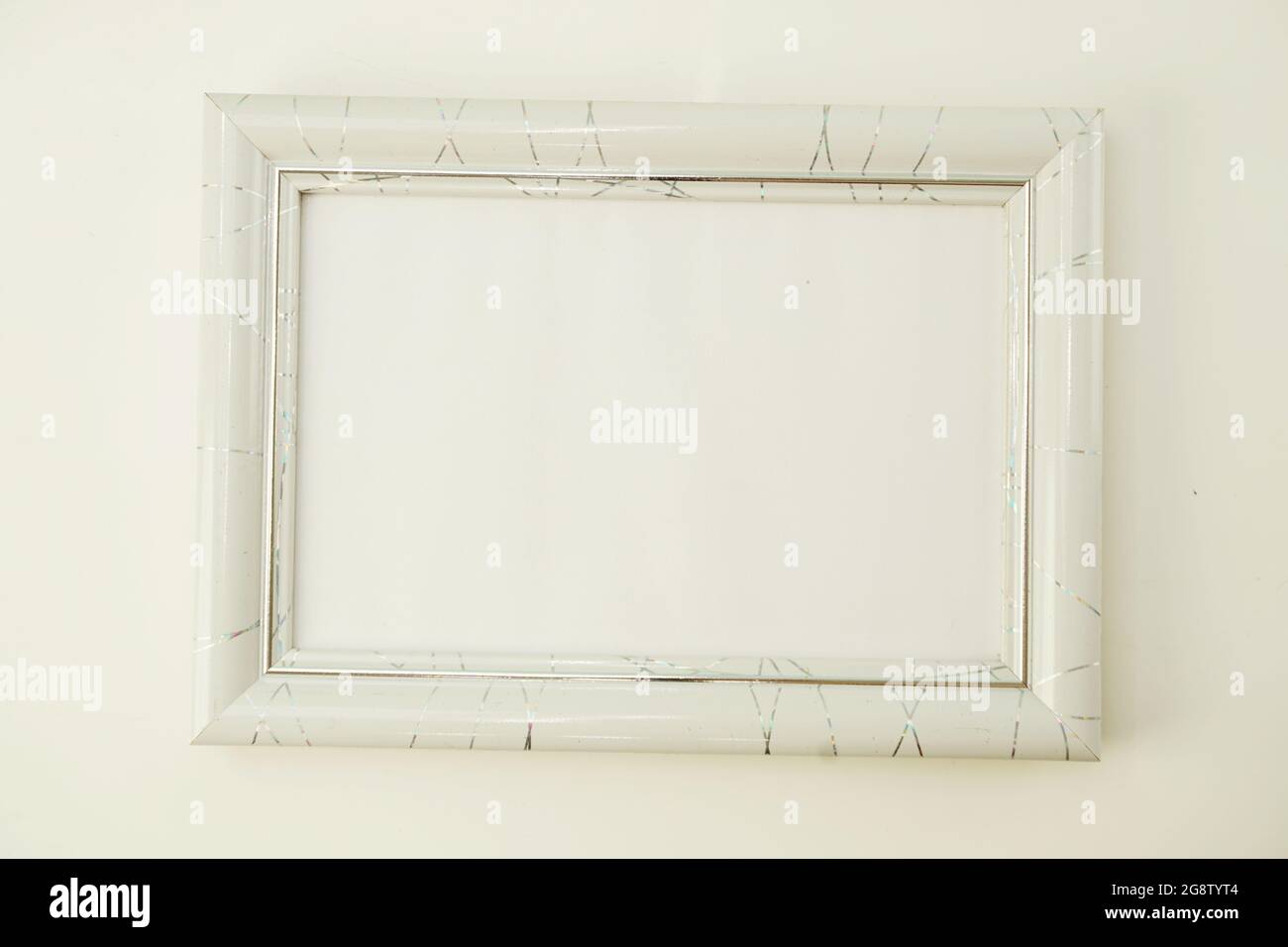 space photo frame isolated on white background Stock Photo - Alamy