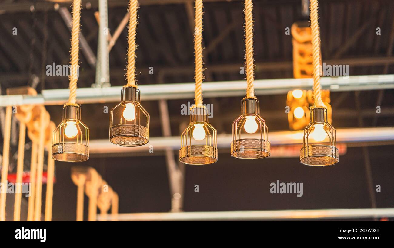 Overhead halogen lighting hi-res stock photography and images - Alamy