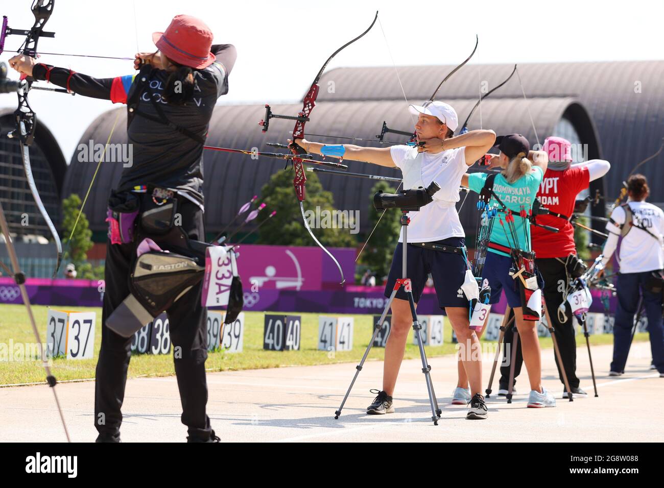 Tokyo, Japan. 23rd July, 2021. Lisa Barbelin (FRA) Archery : Women's ...