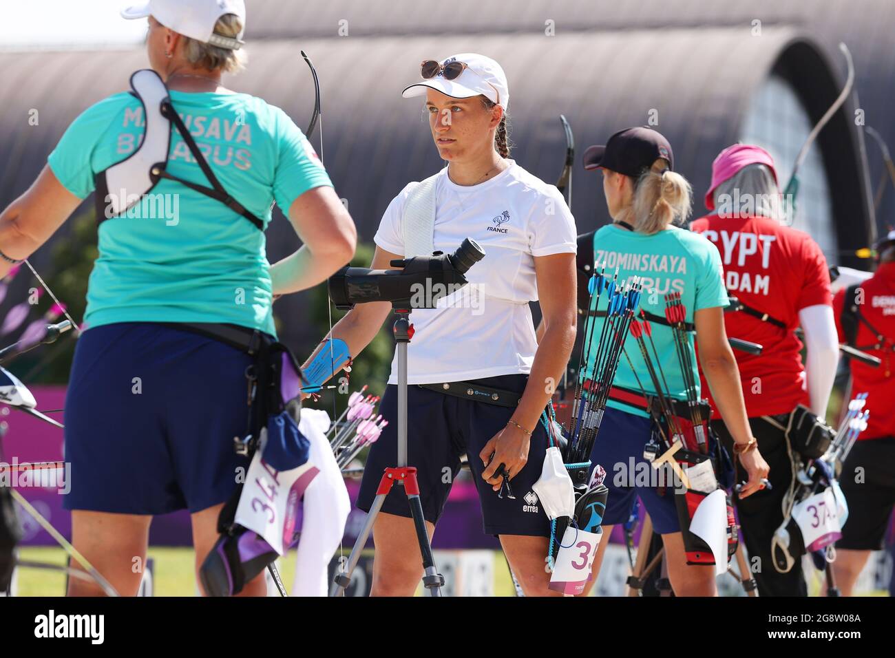 Tokyo, Japan. 23rd July, 2021. Lisa Barbelin (FRA) Archery : Women's ...