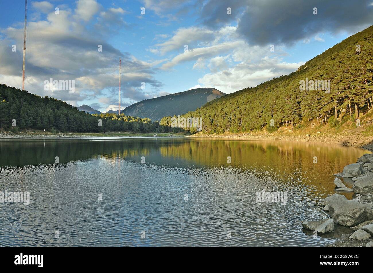 Region of the engolasters lake hi-res stock photography and images - Alamy