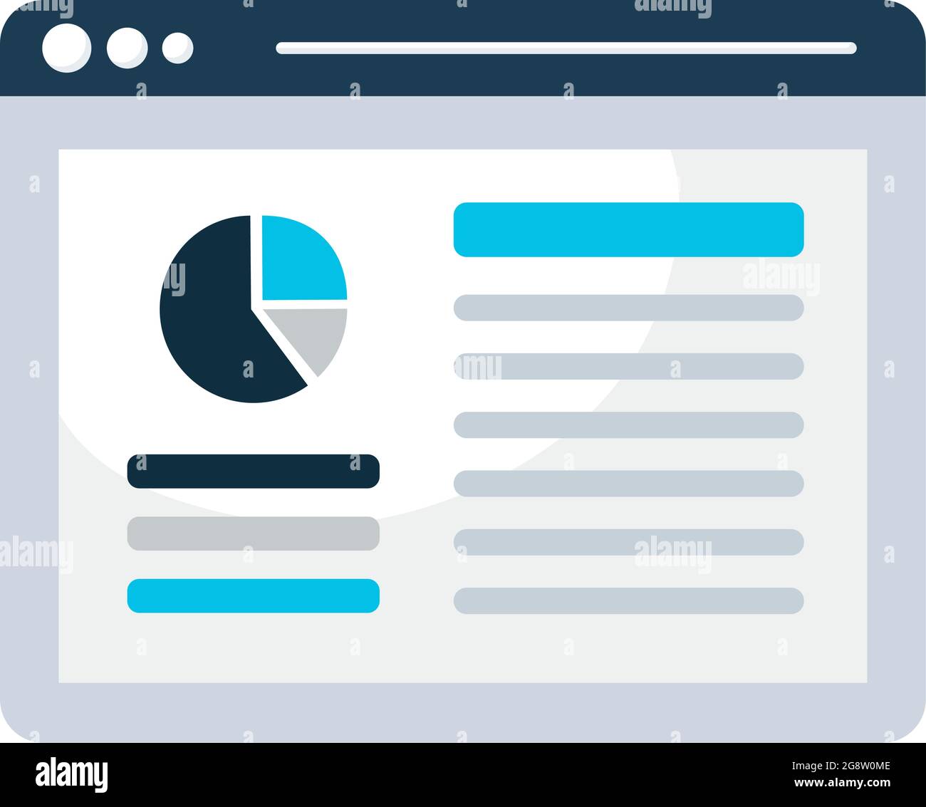 web page illustration Stock Vector Image & Art - Alamy