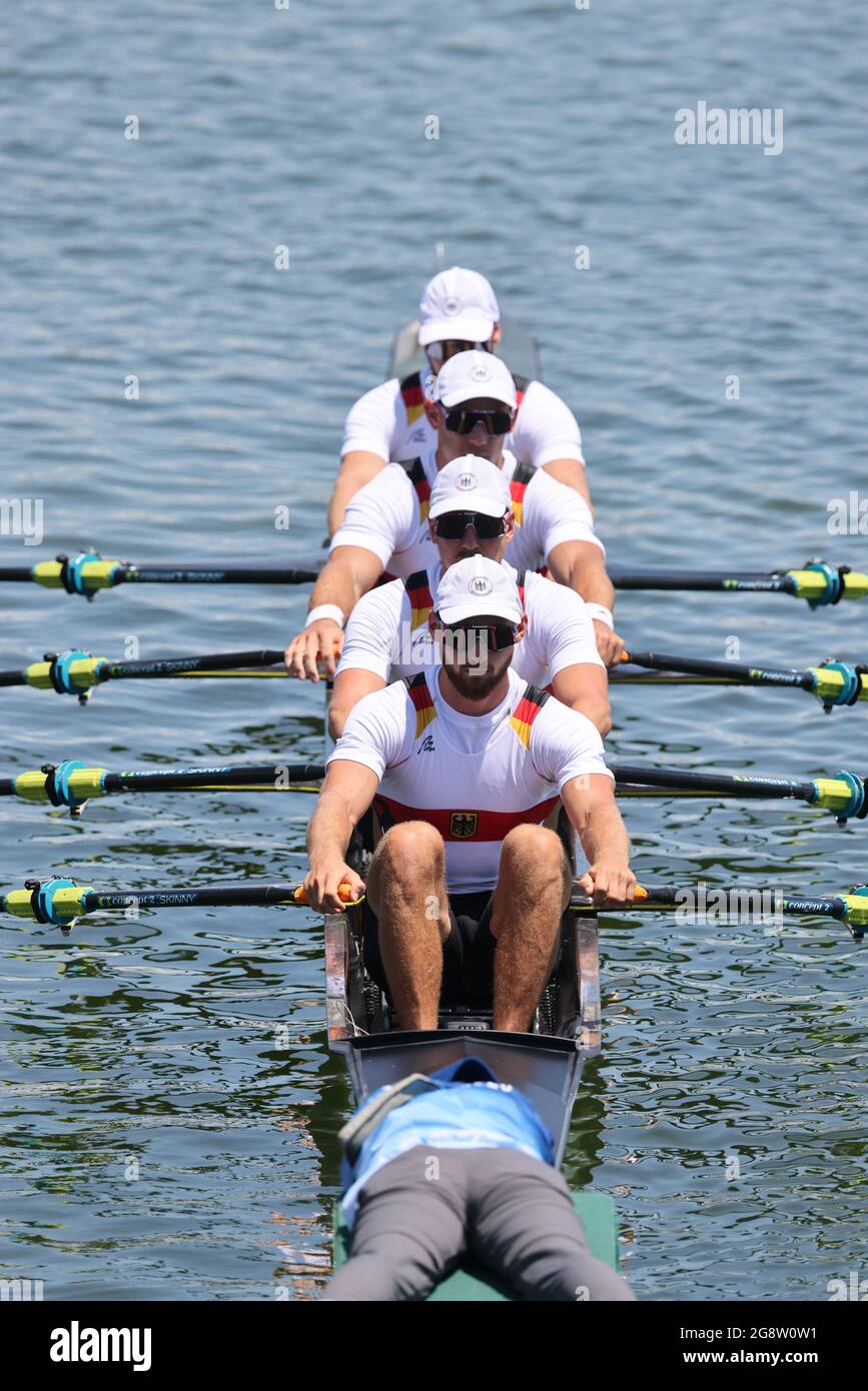 Tokio, Japan. 23rd July, 2021. Rowing: Olympics, preliminaries, double ...