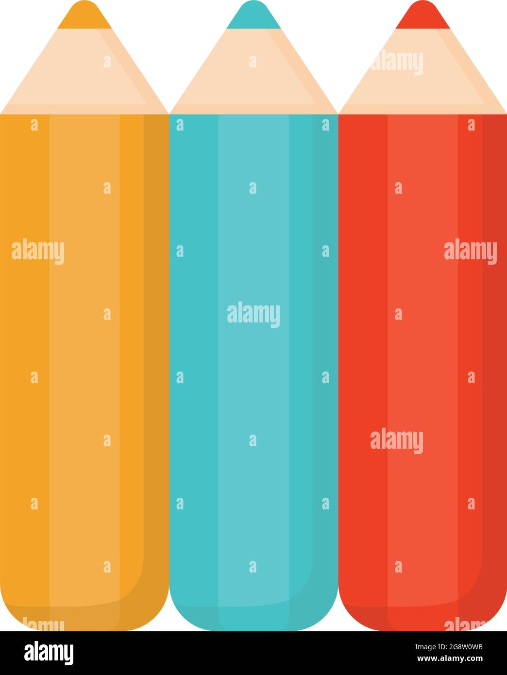 three pencils illustration Stock Vector Image & Art - Alamy