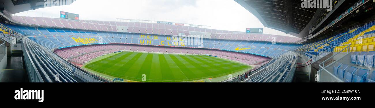 Camp nou stadium lawn hi-res stock photography and images - Alamy