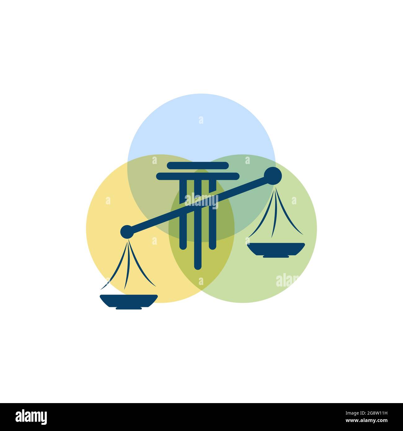 justice law firm icon Template vector illsutration design Stock Vector ...