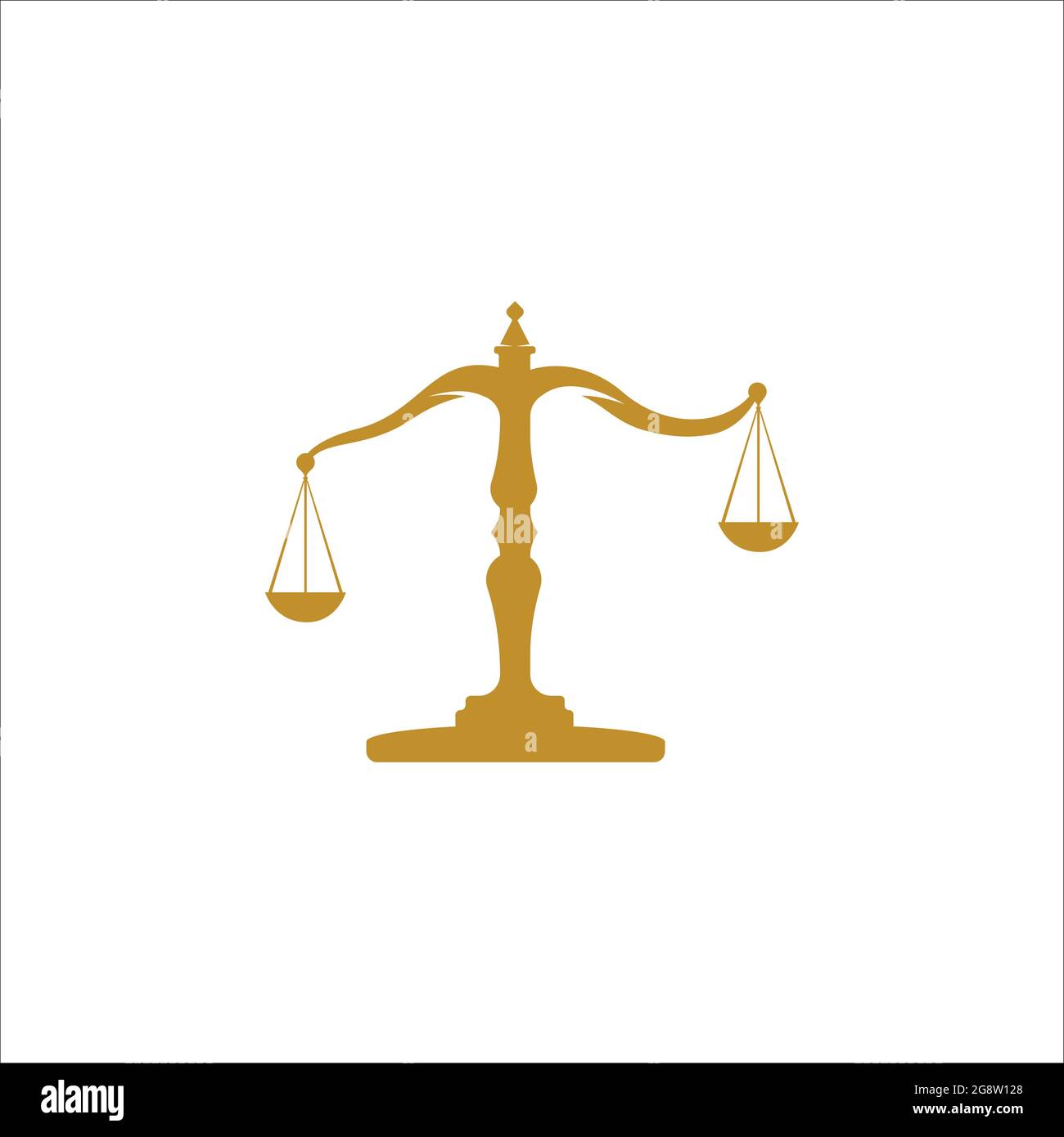 justice law firm icon Template vector illsutration design Stock Vector ...