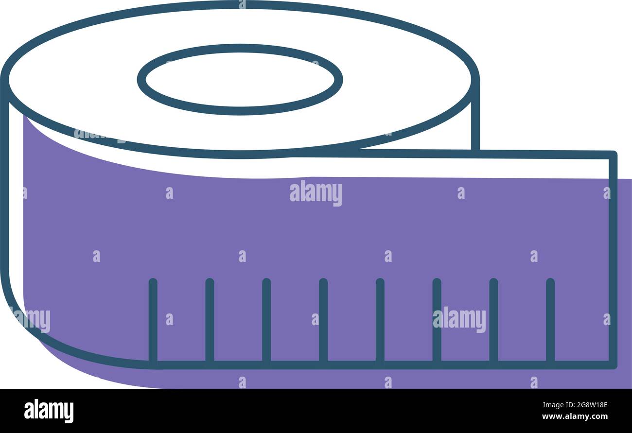 purple measure tape Stock Vector Image & Art - Alamy