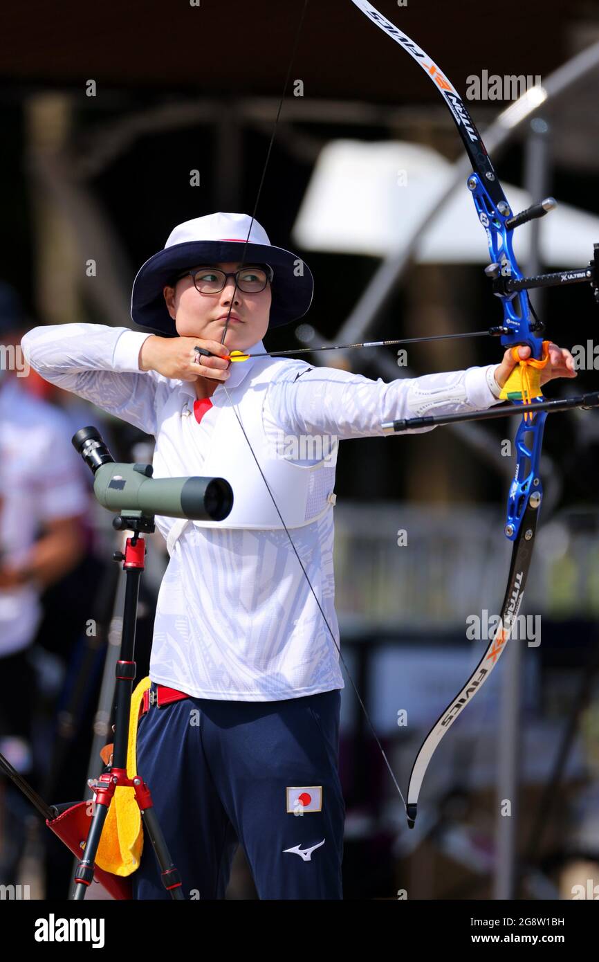 Tokyo, Japan. 23rd July, 2021. Ren Hayakawa (JPN) Archery : Women's ...