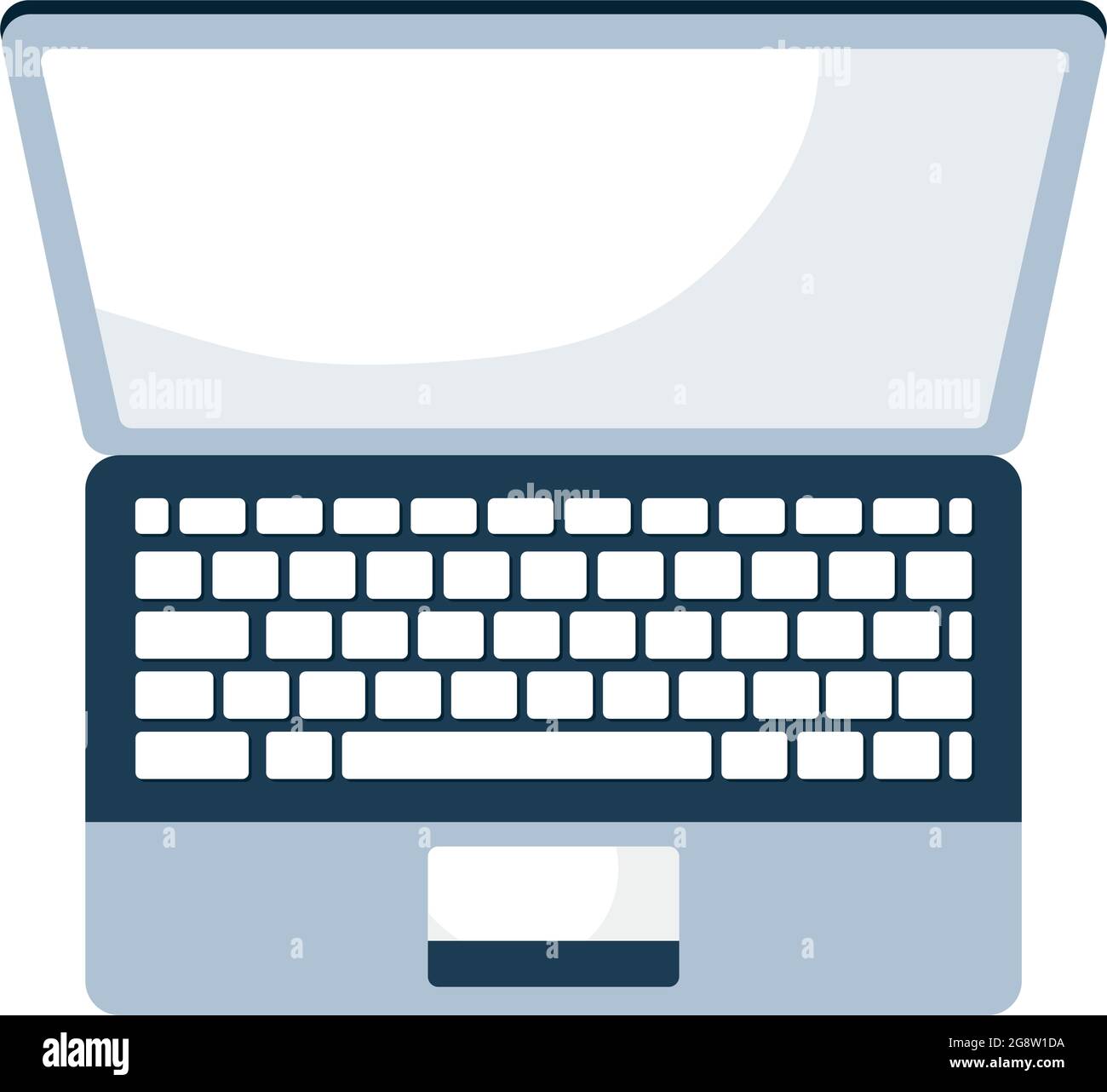 white laptop design Stock Vector Image & Art - Alamy