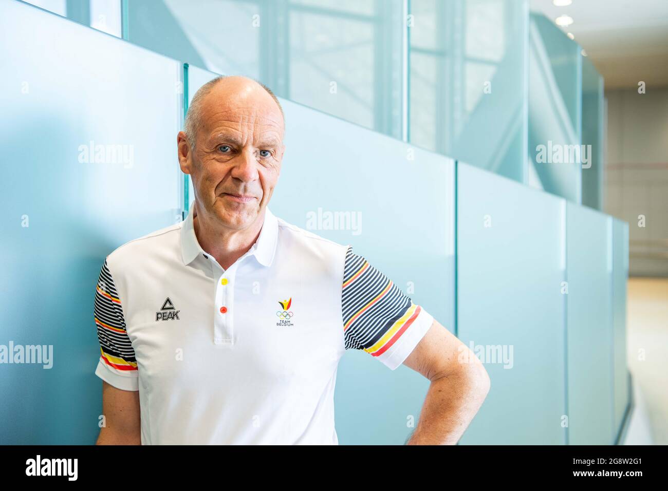 BOIC-COIB CEO Philippe Vander Putten pictured during a press conference ...