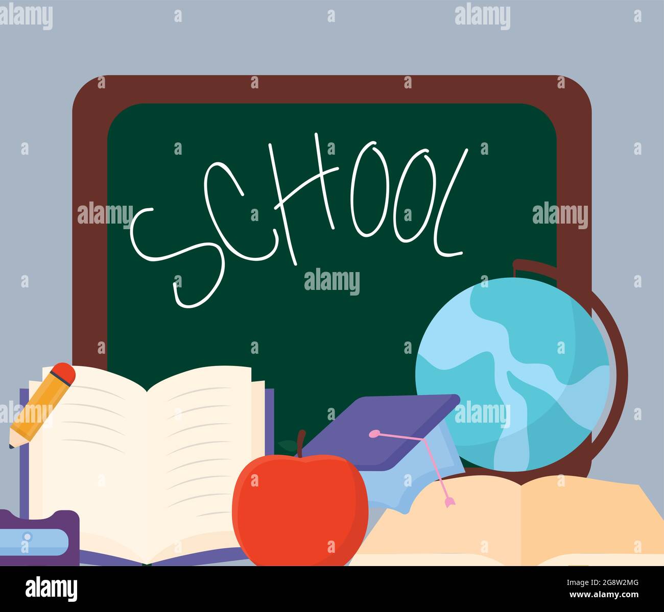 nice school illustration Stock Vector Image & Art - Alamy