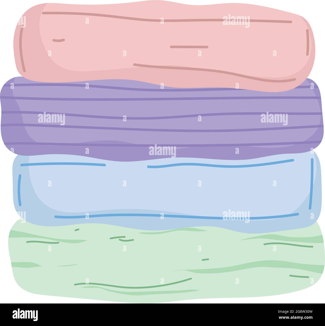 stacked folded clothes Stock Vector Image & Art - Alamy