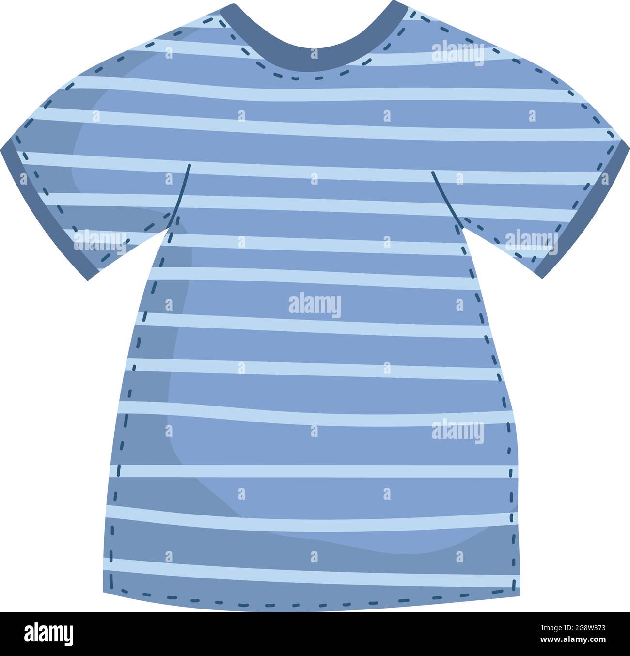 Striped tshirt Stock Vector Images - Alamy