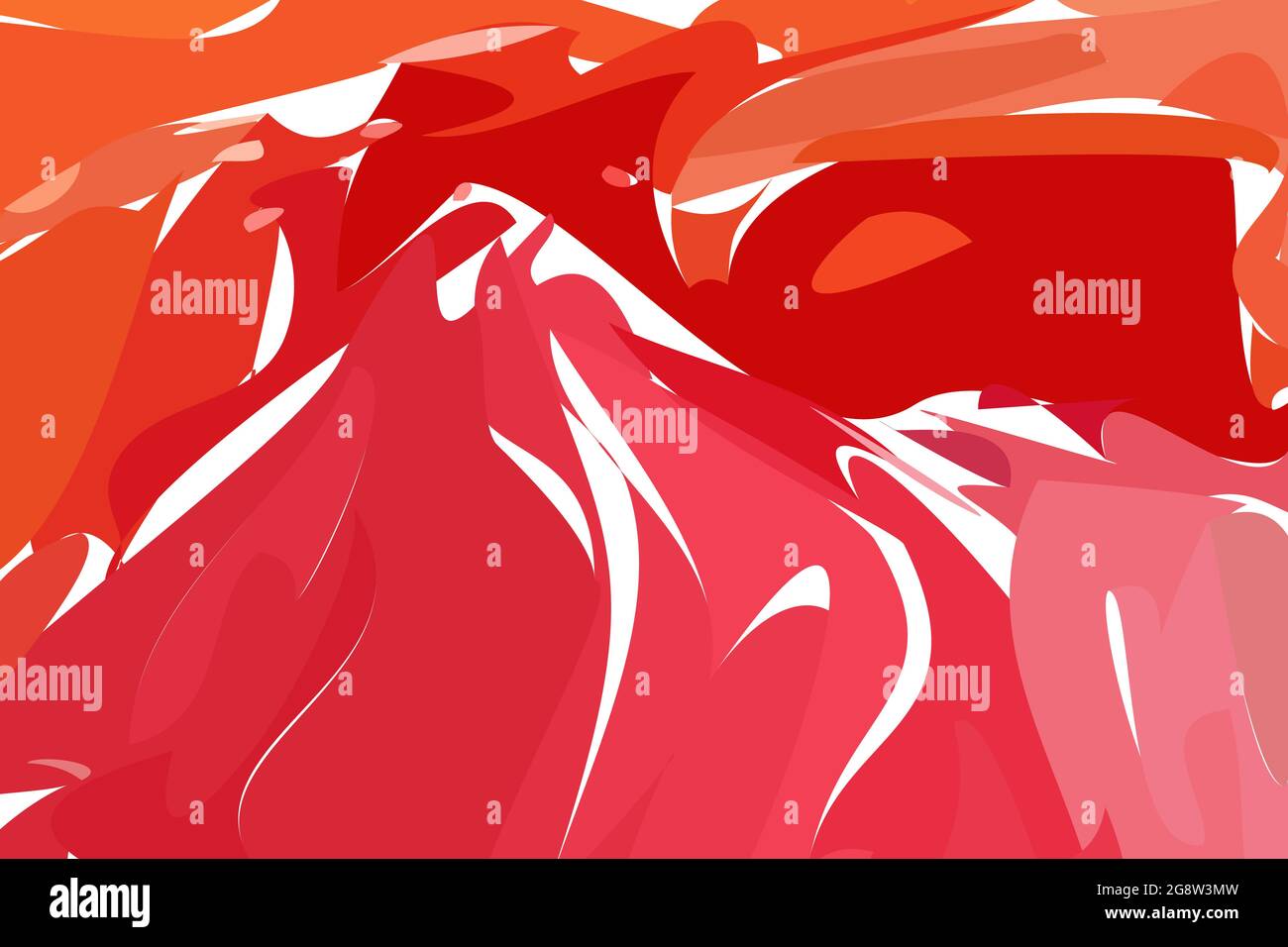 Red color background. Abstract illustration. 3D digital picture Stock ...