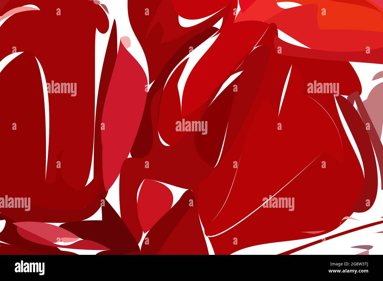 Red color background. Abstract illustration. 3D digital picture Stock ...