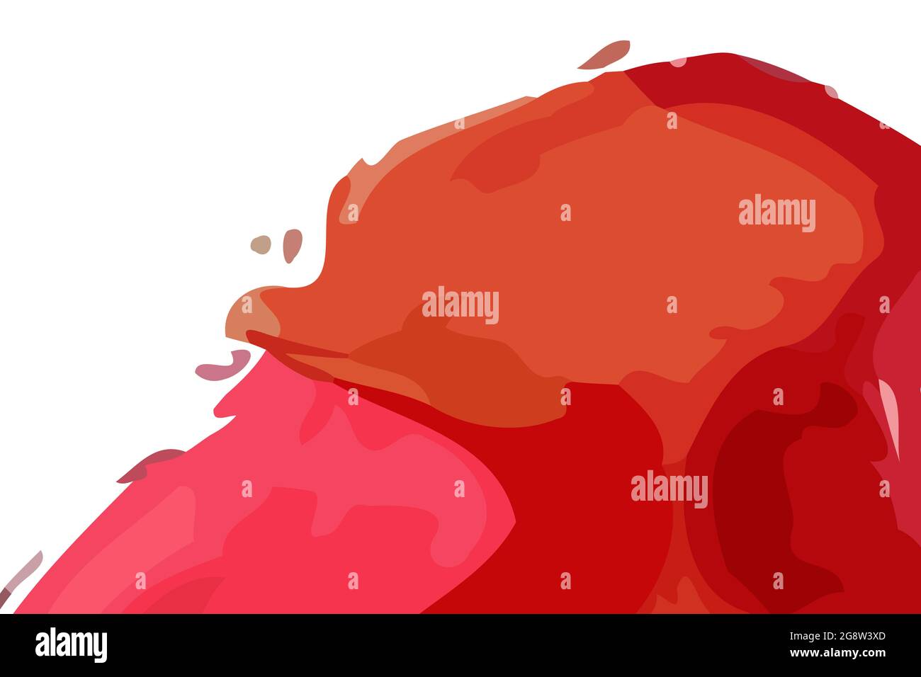 Red color background. Abstract illustration. 3D digital picture Stock ...