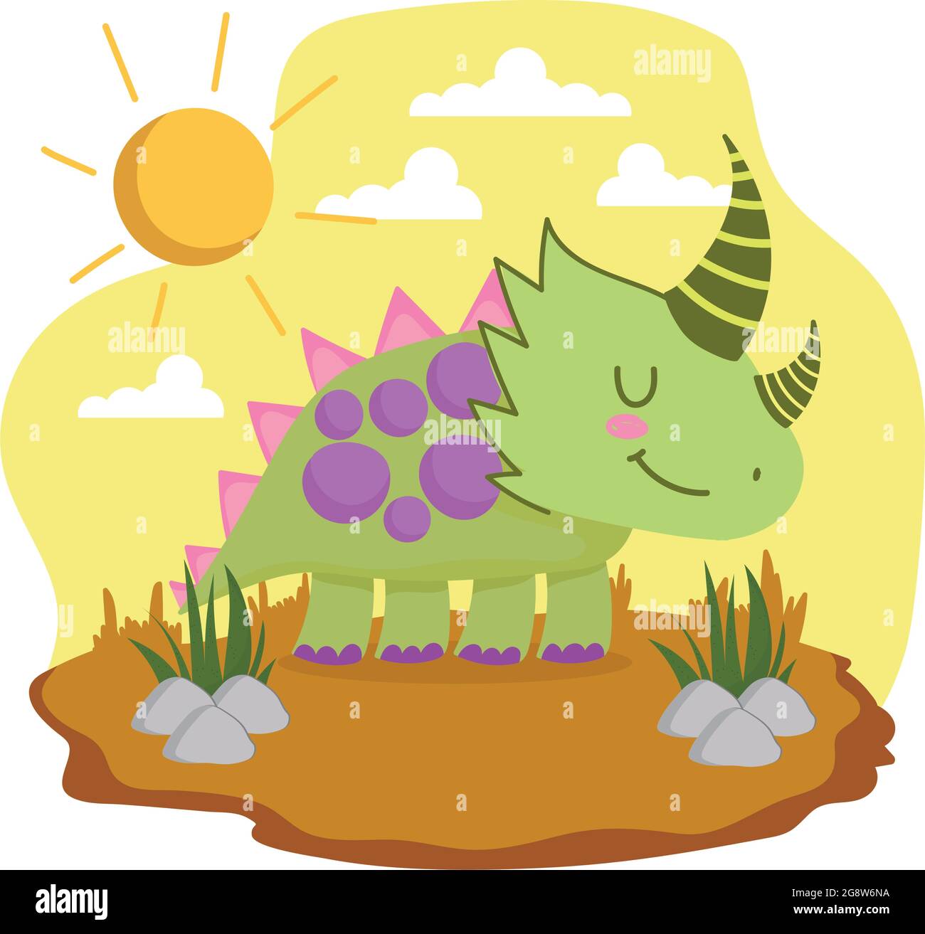 Monster in landscape Cut Out Stock Images & Pictures - Alamy