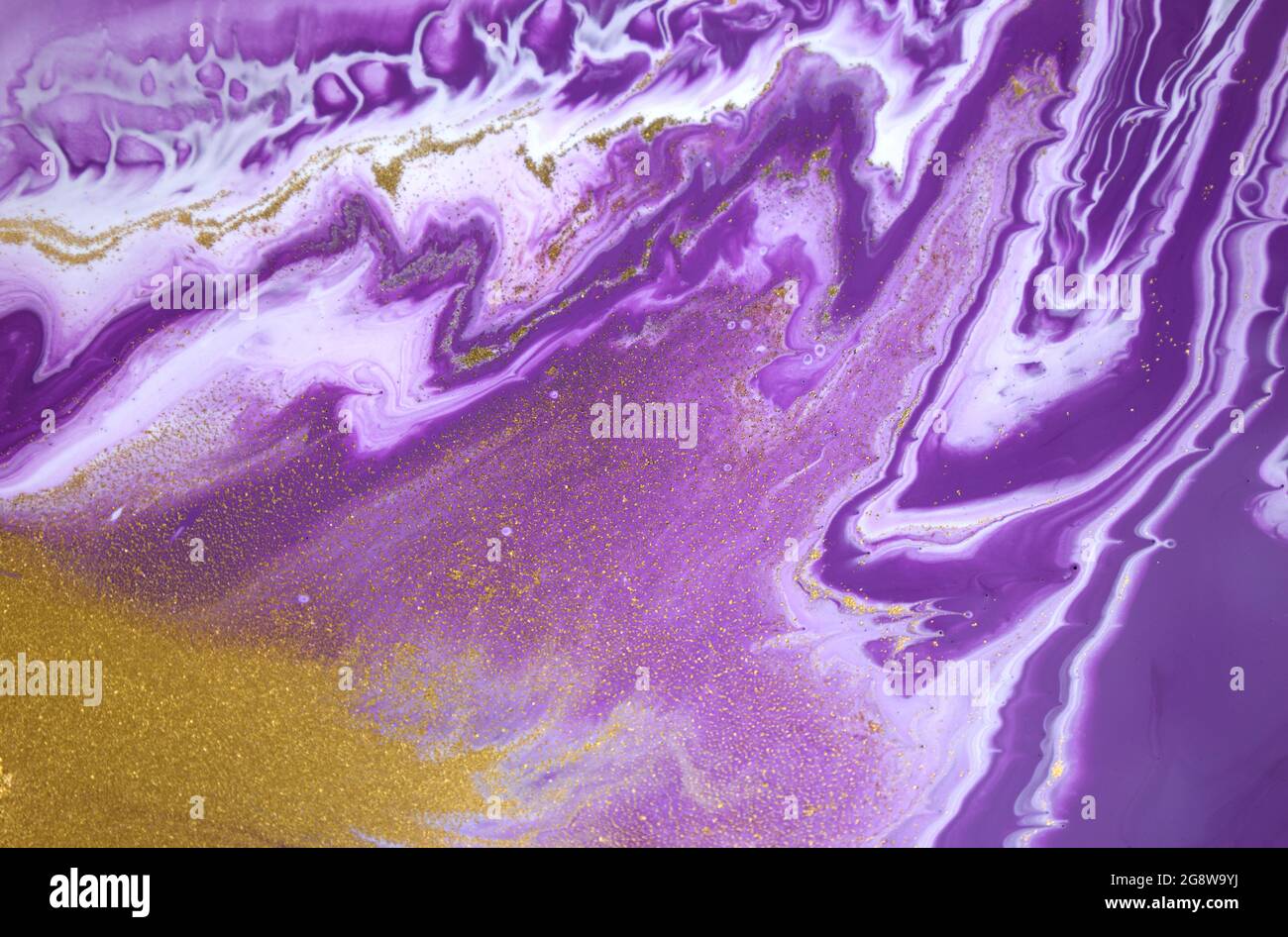 Marble purple acrylic texture with ink sell and gold layers. Agate ...