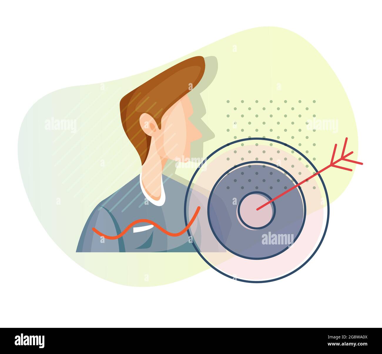 Business men discussion file Stock Vector Images - Alamy