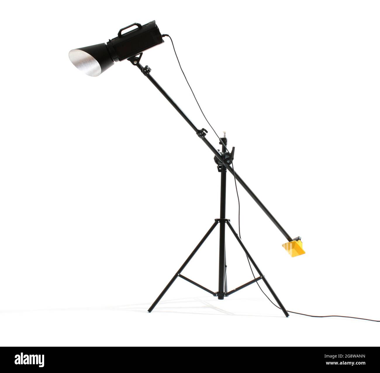 Studio flash on white background Stock Photo - Alamy