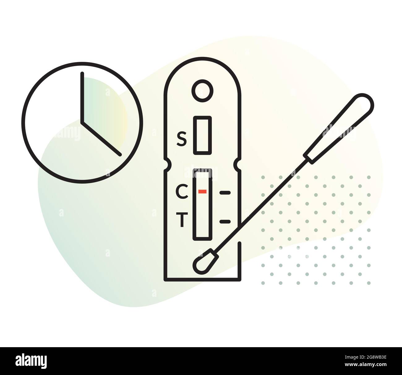 Rapid lateral flow Stock Vector Images - Alamy