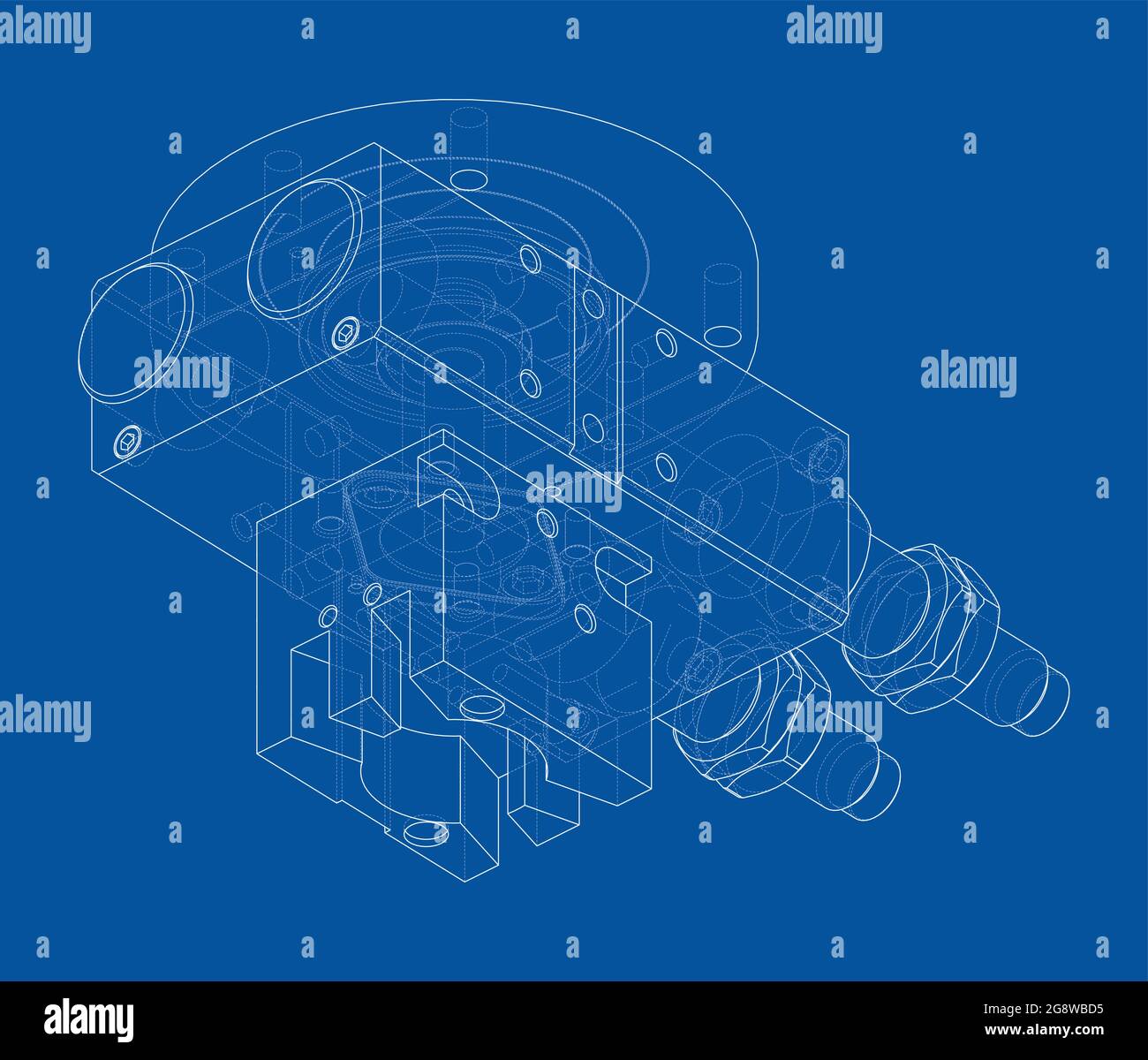 Abstract industry object concept. Vector Stock Vector Image & Art - Alamy