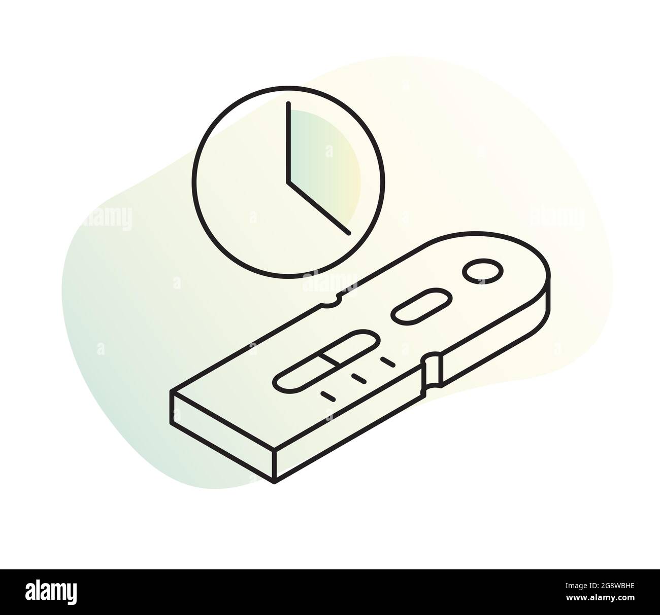 Corona quick tests Stock Vector Images - Alamy