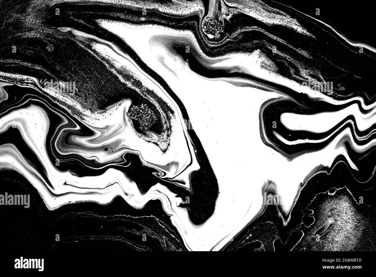 Abstract monochrome marble liquid background Stock Photo - Alamy