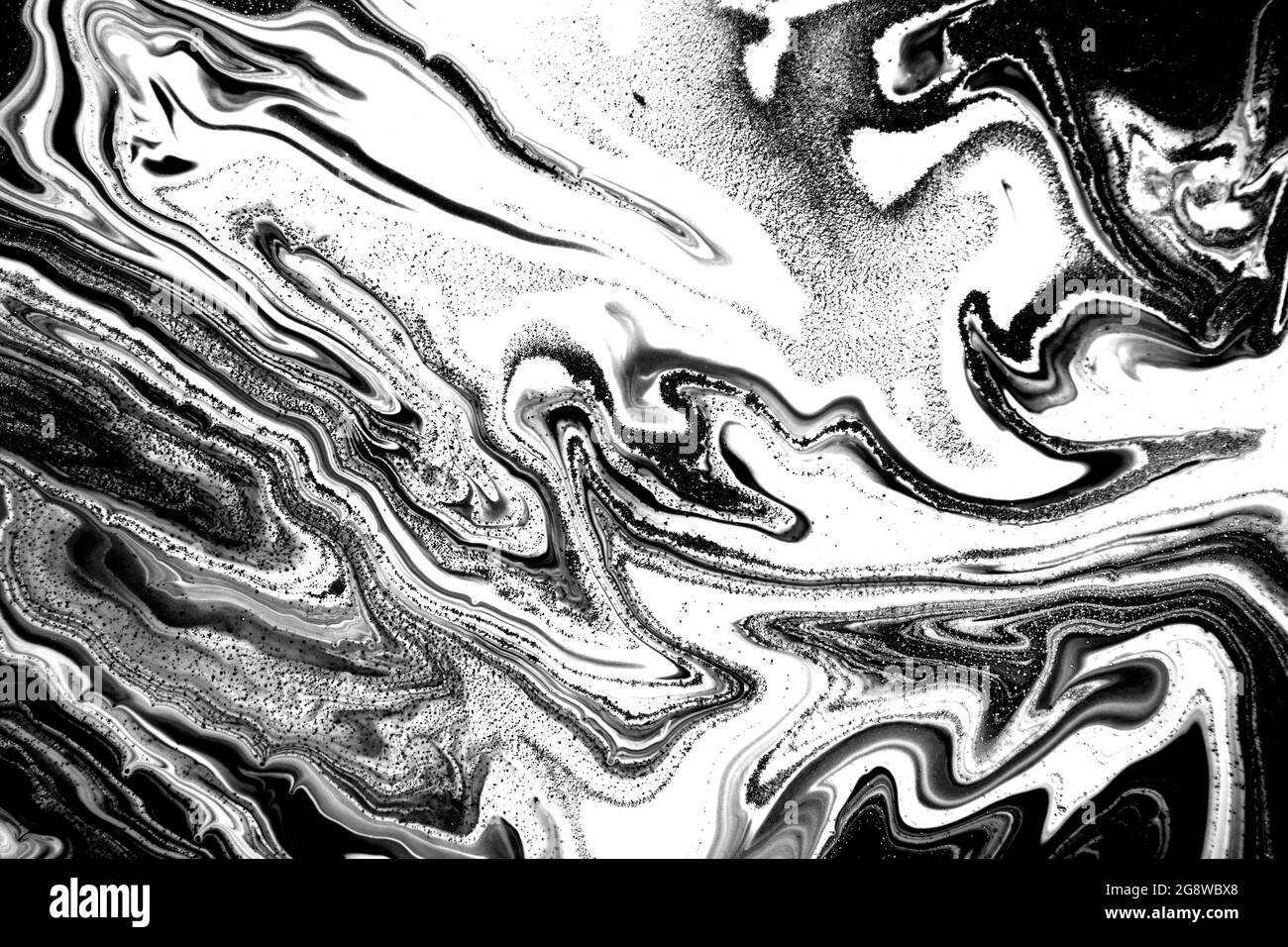 Abstract monochrome marble liquid background Stock Photo - Alamy