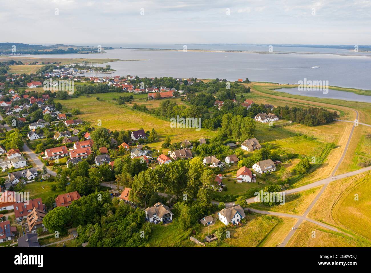 Hiddensee, Germany. 26th June, 2021. View of Vitte, with 500 ...