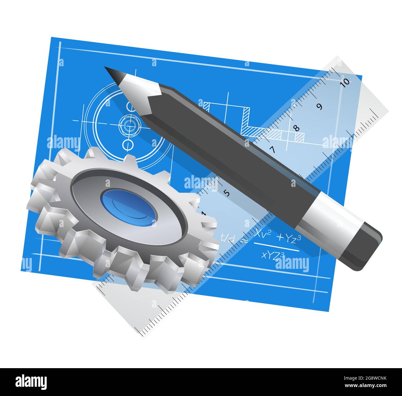 Engineering Drawing Icon