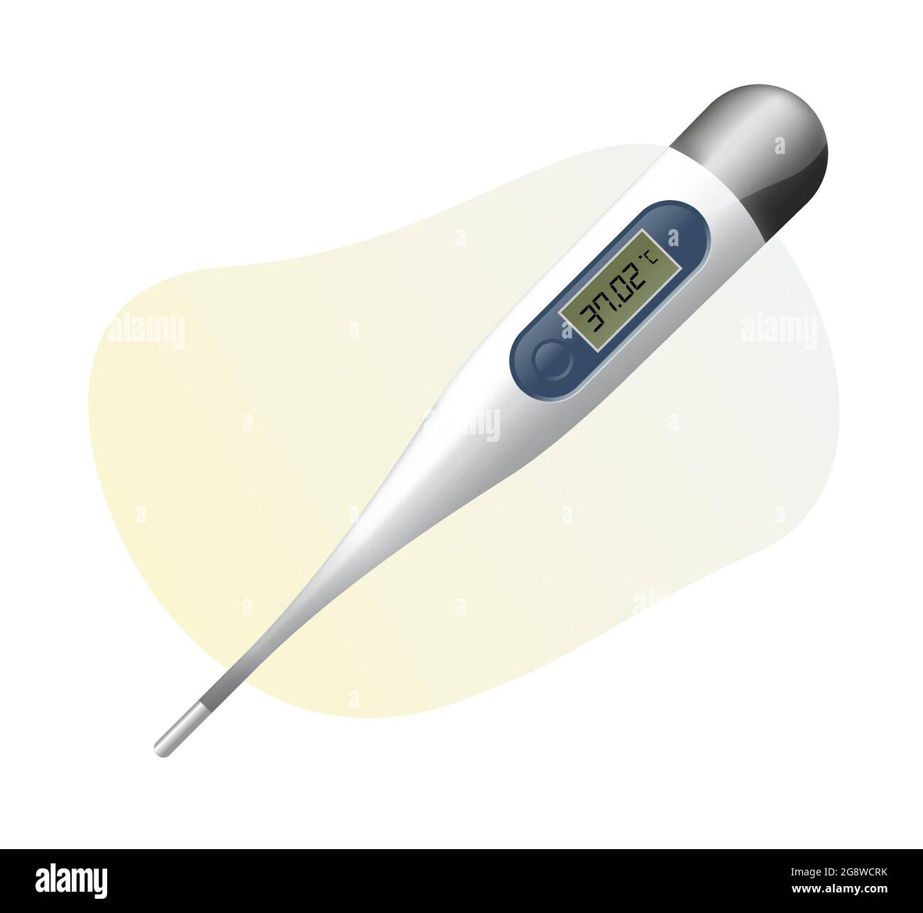 Digital Thermometer - Stock Illustration as EPS 10 File Stock Vector ...