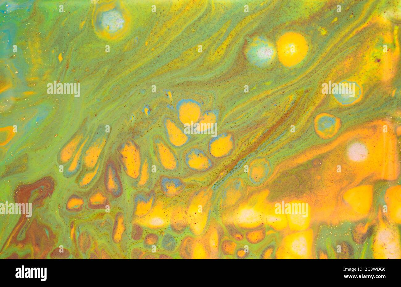 Abstract liquid pattern with acrylic cells. Marble texture imitation ...