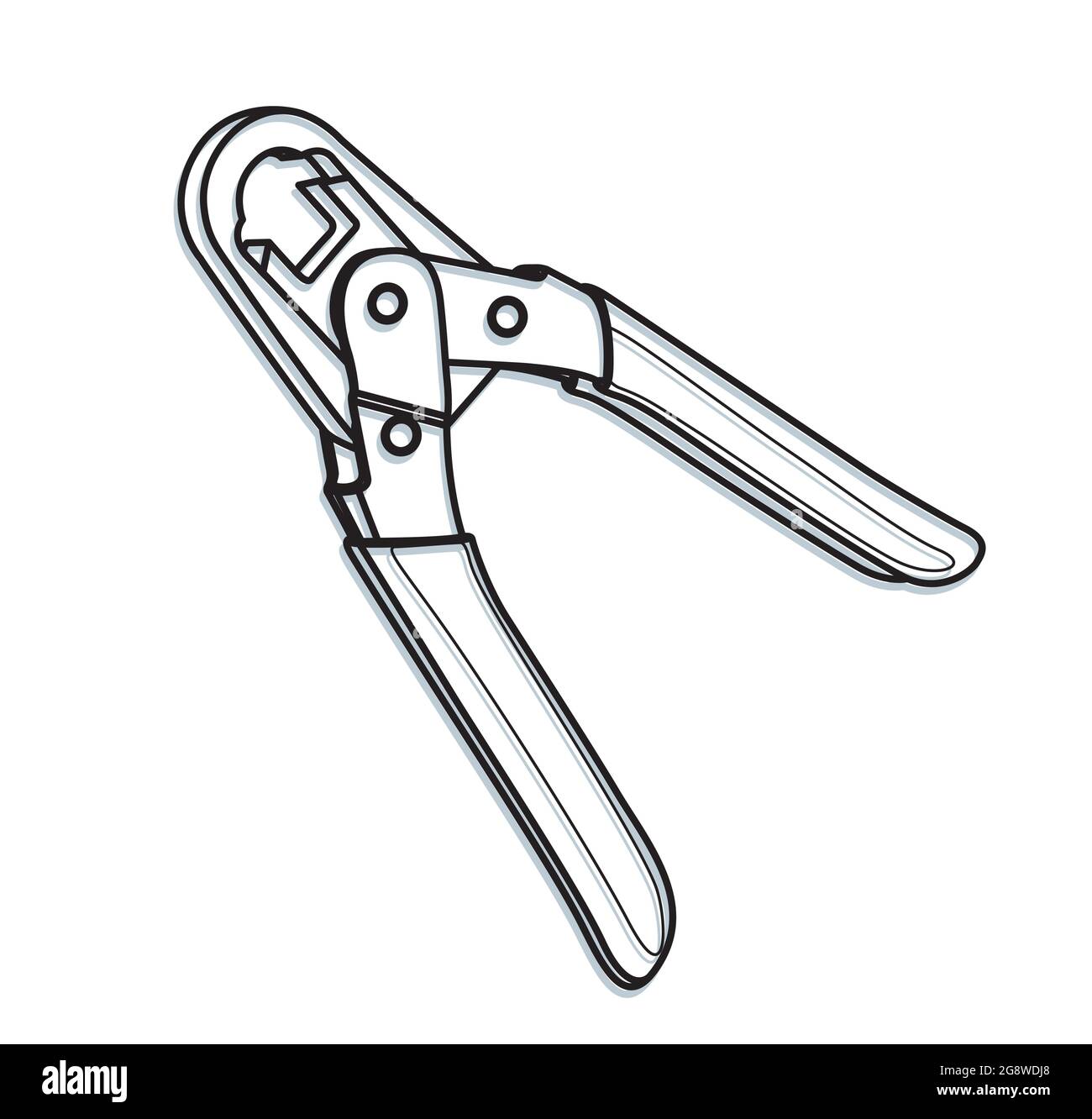 Plumbing Tools - Olive - Ferrules Cutting Tool - Stock Illustration as ...