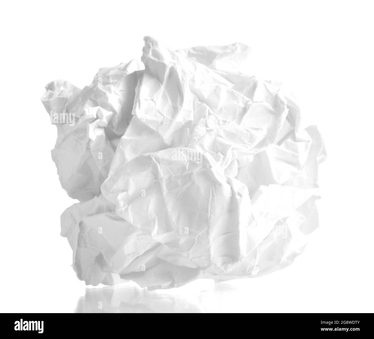 paper ball isolated on white Stock Photo - Alamy