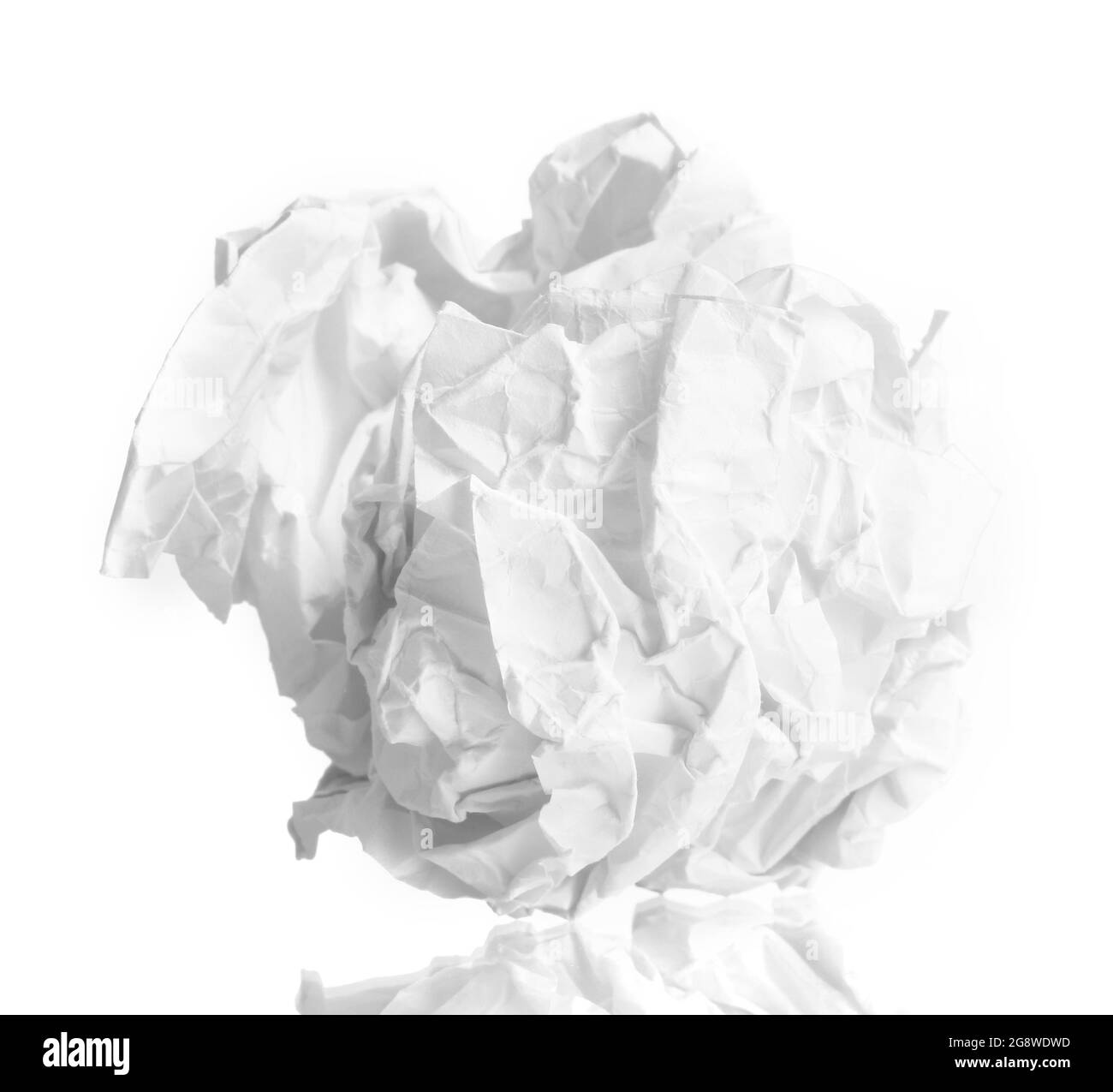 paper ball isolated on white Stock Photo - Alamy