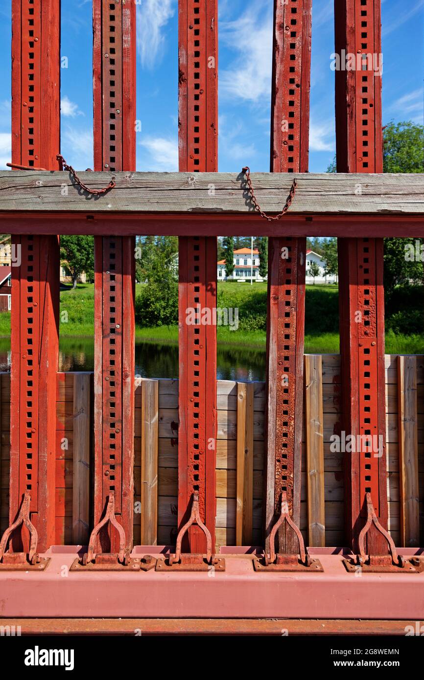 lower part of an old dam construction Stock Photo - Alamy