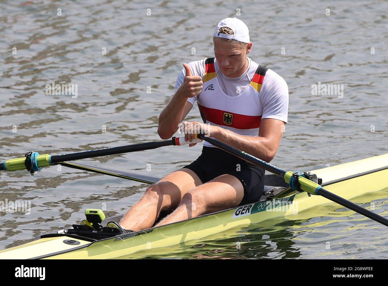 Tokyo, Japan. 23rd July, 2021. Oliver Zeidler of Germany reacts during ...