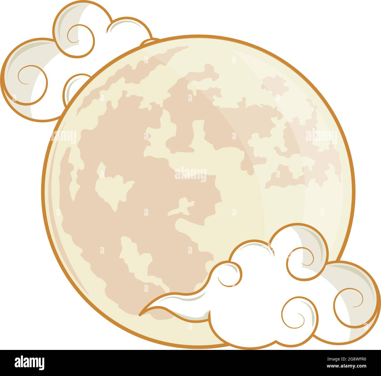 chinese moon clouds Stock Vector Image & Art - Alamy